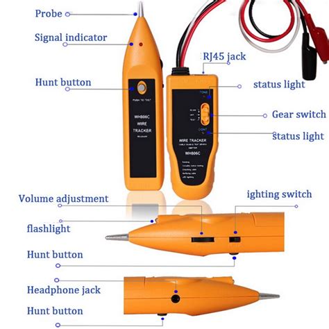 Wire Tracker Network Cable Tester For Cat5 Cat6 Rj Grandado