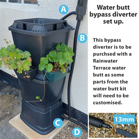 Water Butt Bypass Kit Rainwater Terrace Water Butts
