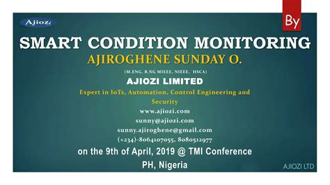 Smart Condition Monitoring Pptx