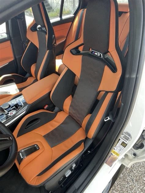 2024 Bmw M3 M4 G80 G82 Carbon Bucket Seats White Carbon Fiber M