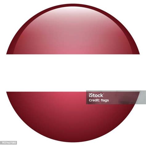 라트비아 국기 플래그 아이콘입니다 표준 색상 원 아이콘 플래그입니다 3d 일러스트레이션입니다 컴퓨터 일러스트레이션 디지털 일러스트레이션 벡터 일러스트 레이 션입니다 개념에