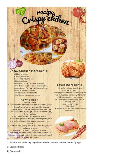 Soal Atr Xi Procedure Text Pdf Sauce Food And Drink