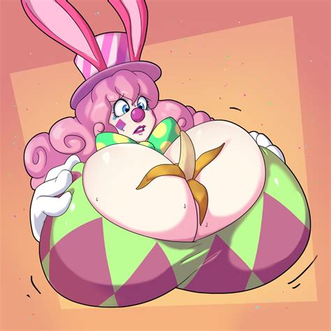 Rule 34 1girls 2d Artwork Banana Clown Girl Clussy Food Food Play Gigantic Breasts Gloves