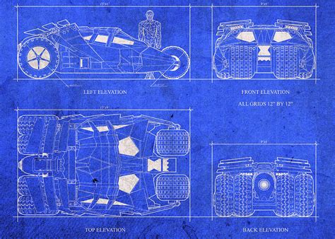 Batmobile Blueprints