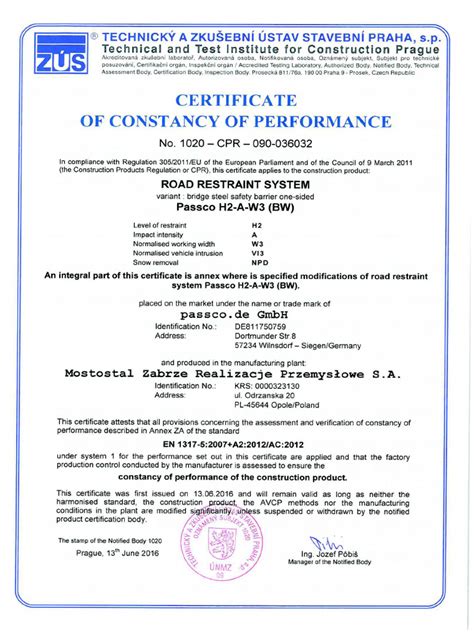 Passco H2 Ce Merking Pdf