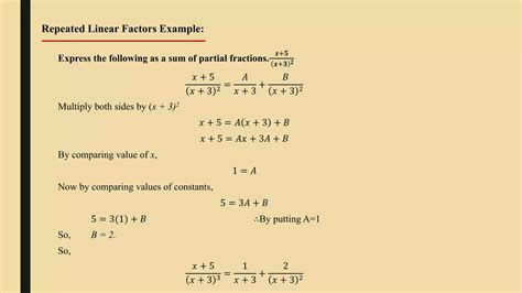Integration By Parts And By Partial Fractions Pptx Physics Science