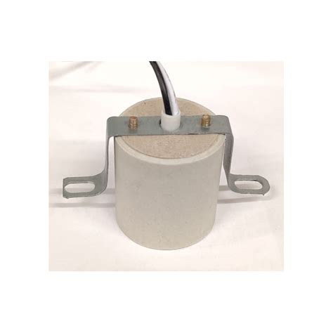 Lamp Socket E27 Plastic Wall Mount Socket Black