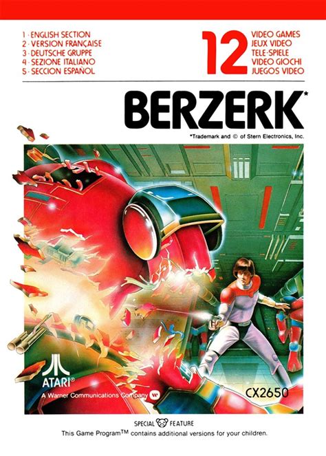Atari 2600 Vcs Berzerk Scans Dump Download Screenshots Ads Videos Catalog Instructions