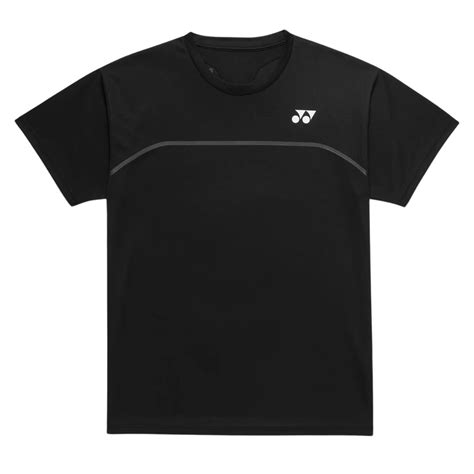 Yonex Crew Neck T Shirt 10728 Black Badminton Shop
