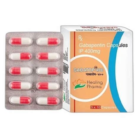 Gabapentin Capsules Ip 400 Mg 3 X 10 Tablets At Rs 245 Stripe In New Delhi Id 2850467059373