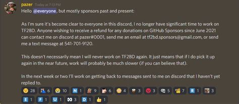 Pazerop Ceasing Development For The Tf2 Bot Detector Issuing Refunds
