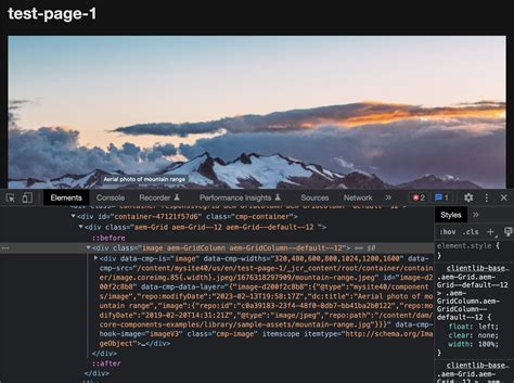 Image Component Unable To Apply Styles Via Style System Issue Adobe Aem Core Wcm