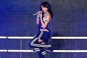 Camila Cabellos Corset Fully Popped Open In Concert Wardrobe Malfunction