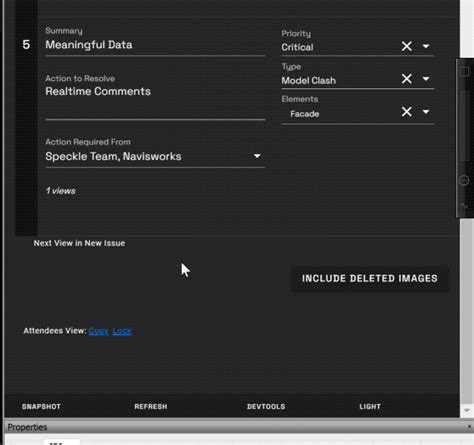 Realtime Issue Management With Speckle