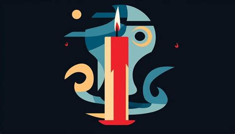 Premium Ai Image Logo For A Candle Brand Pablo Picasso Style