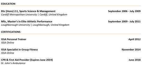 How To List Certifications On Your Résumé With Example