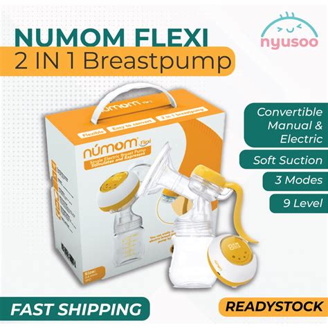 Numom Flexi 2 In 1 Electric And Manual Breastpump Nyusoo