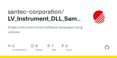Github Santec Corporationlvinstrumentdllsample Single Instrument
