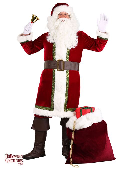 Old Time Santa Claus Adult Costume Christmas Costumes Santa Claus