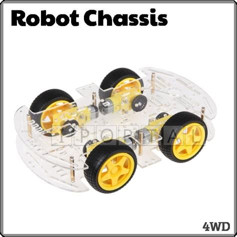 Arduino WD Layer Smart Car Robot Chassis Kit Base Set Shopee Malaysia