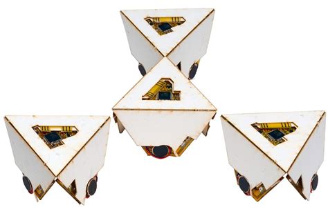 Swarm Of Origami Robots Can Self Assemble Out Of A Single Sheet Ieee