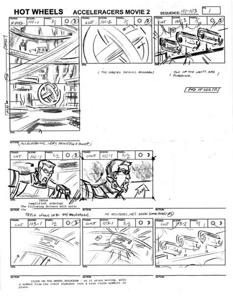 David Earl Portfolio Storyboards Mainframe Hot Wheels