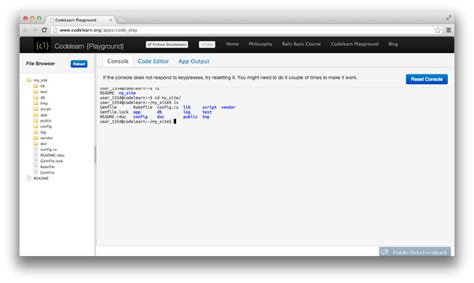 Baby Steps In Rails Using Codelearn