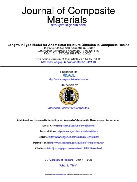 Langmuir Pdf Diffusion Adsorption