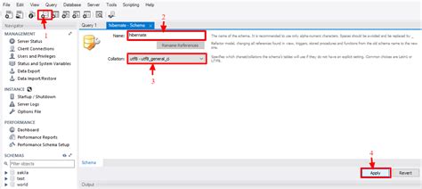 การสร้าง connection schema และ table ใน mysql ด้วย mysql workbench
