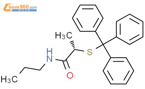 480995 84 4propanamide N Propyl 2 Triphenylmethylthio 2s 化学式