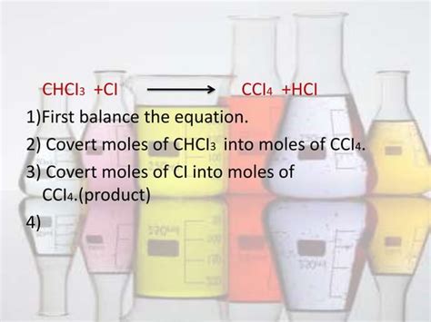 Limiting Reactant And Excess Reactant PPTX Chemistry Science
