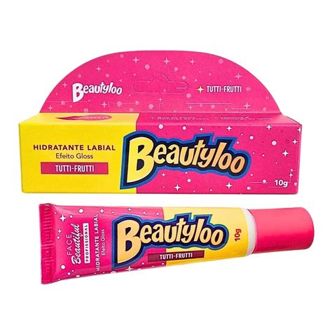 Hidratante Labial Lip Balm Efeito Gloss Cheirinho De Tutti Frutti