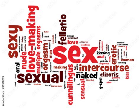 SEX Tag Cloud erotic passion sexual love making sexy sensual Stock 벡터 Adobe Stock