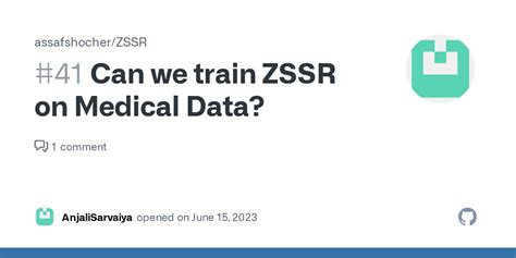 Can We Train Zssr On Medical Data Issue Assafshocher Zssr Github