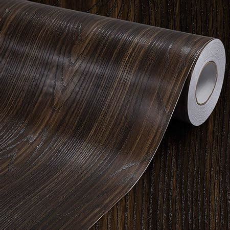 Glow4u Faux Oak Wood Grain Contact Paper For Cabinets
