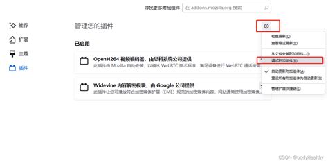 firefox插件（拓展）开发 火狐浏览器插件开发 csdn博客