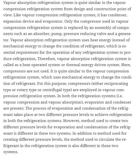 Solved Comparing Vapour Compression Refrigeration System Vcrs Wit