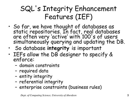 Ppt Data Definition And Integrity Constraints Powerpoint Presentation