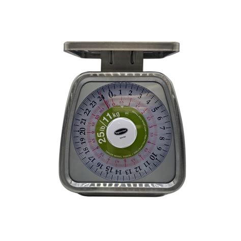Superior Portion Control Rotating Dial Scale Platform Analog 25lb X 2ox