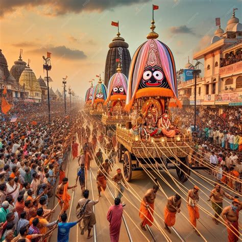 Premium Photo Jagannath Puri Rath Yatra Festival Post Design Odisha