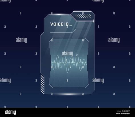 Hud Digital Futuristic User Interface Voice Recognition Panel Sci Fi