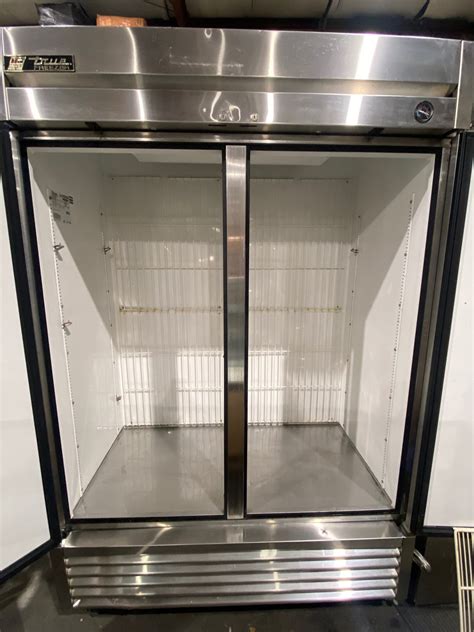 True T 49f Reach In Freezer Stainless Steel Commercial 2 Door Vision