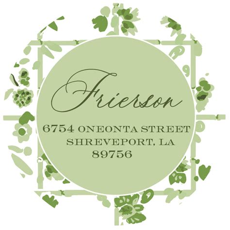 Bespoke Green Return Sticker Sweet Caroline Designs