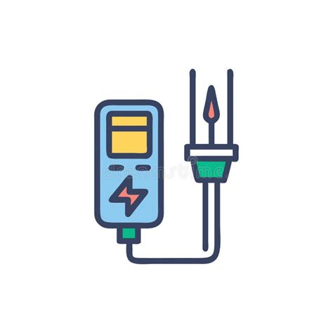 Unique Voltage Detector Design Icon Stock Illustration Illustration