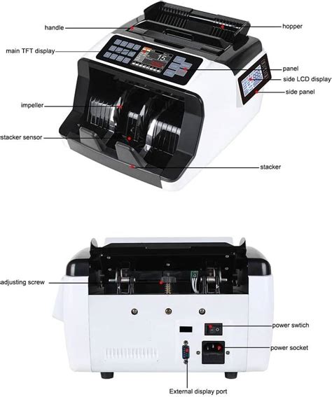 Money counter machine Detector money machine Currency Counter With screen Buy, Best Price in UAE ...
