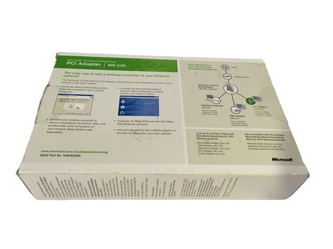 Microsoft Ethernet Pci Adapter Mn 130 10 100 Broadband Networking