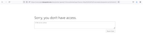 Sharepoint Online Restricted View Sorry You Dont Have Access Microsoft Community Hub