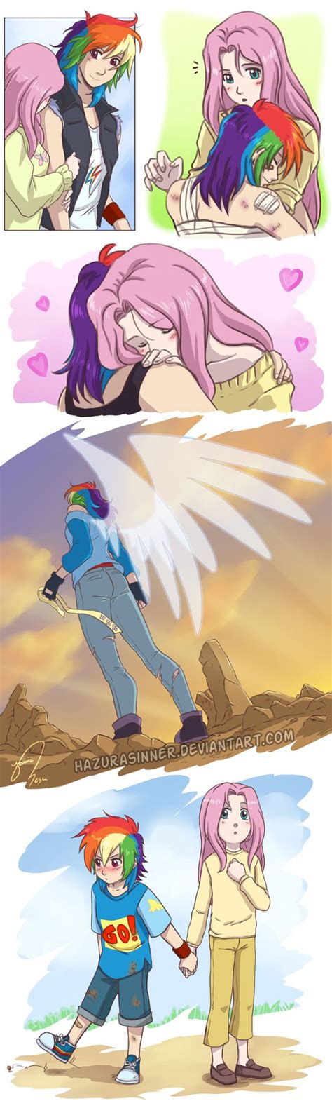 Rainbow Dash And Fluttershy Comic