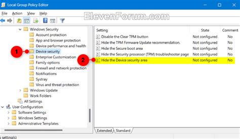 Hide Or Show Device Security Page In Windows Security Windows 11 Forum