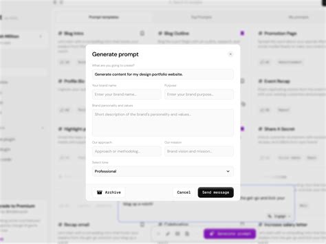 Prompt Engineering App Dashboard Ui Web App By Viet Dang For Implse